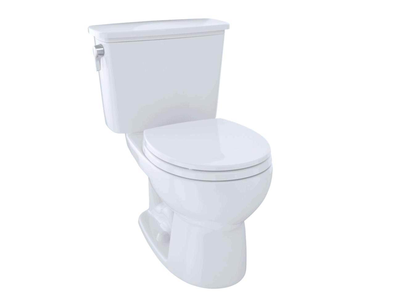 TOTO ECO DRAKE® TRANSITIONAL TWO-PIECE TOILET, 1.28 GPF, ROUND BOWL