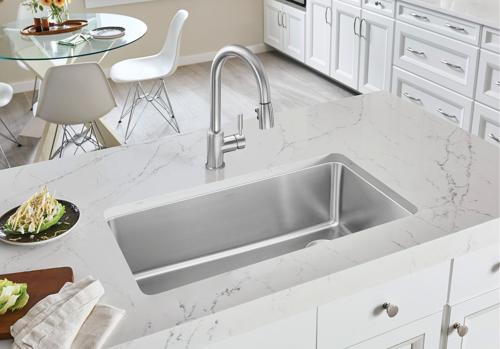 BLANCO 32"X18" FORMERA U SUPER SINGLE UNDERMOUNT KITCHEN SINK - STAINLESS