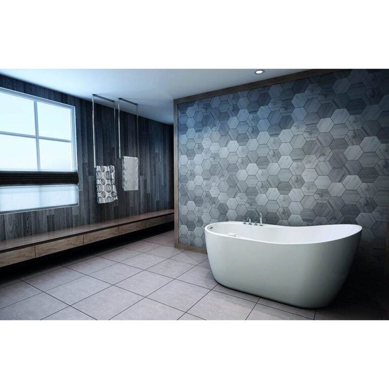 Zitta Idea White Tub 60" x 31.5" x 30" Chrome OVF Elevation System Free ...