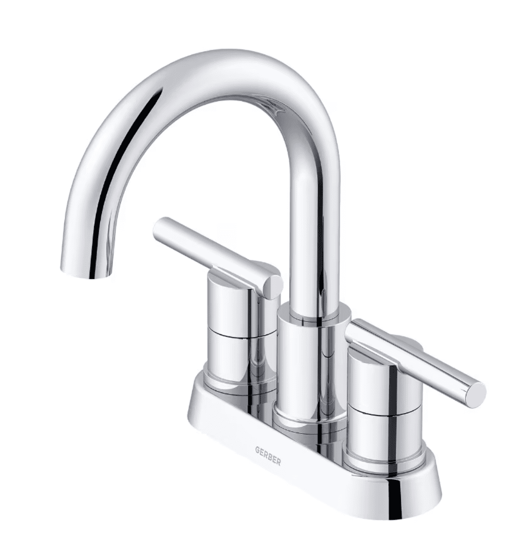 GERBER CANADA Parma® Two Handle Centerset Bathroom Faucet with Metal ...