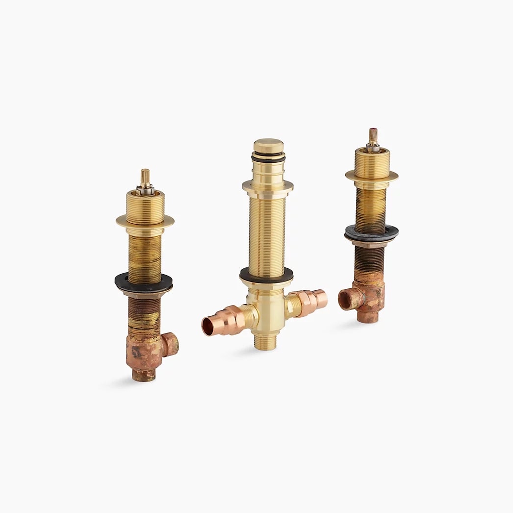 KOHLER 1/2" ceramic high-flow valve system with diverter for finished ...