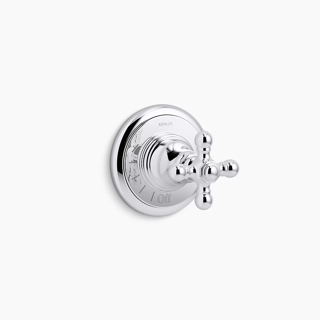 KOHLER Artifacts® MasterShower® volume control valve trim with cross handle