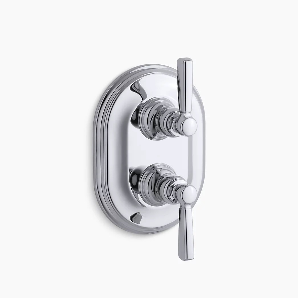 KOHLER Bancroft® MasterShower® temperature and volume control valve trim