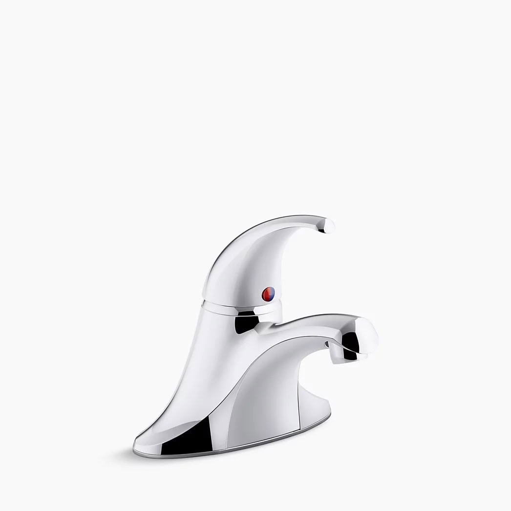 KOHLER Coralais® Single-handle centerset bathroom sink faucet with pop ...