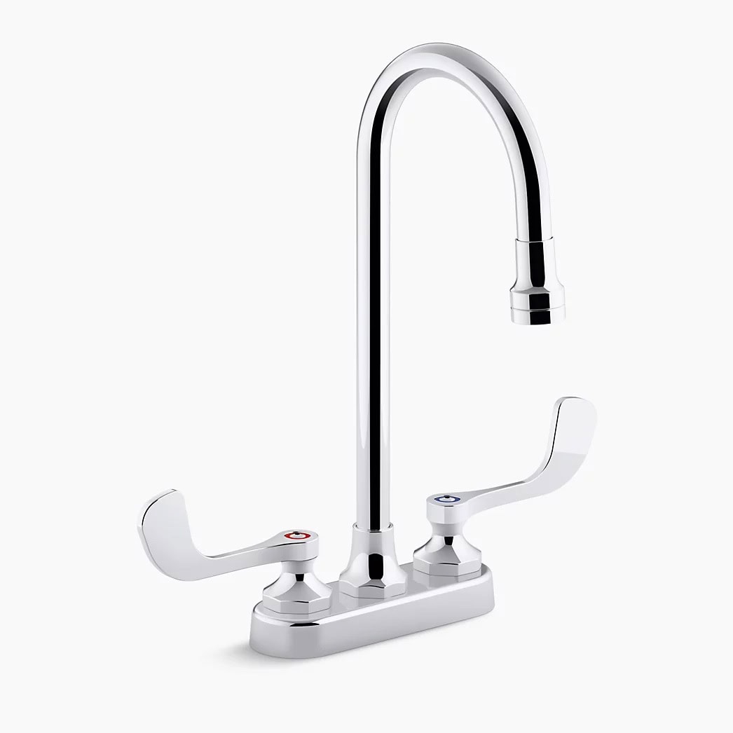 KOHLER Triton® Bowe® 1.0 gpm centerset bathroom sink faucet with ...