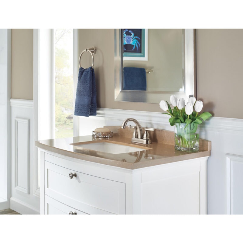DELTA WINDEMERE Two Handle Centerset Bathroom Faucet