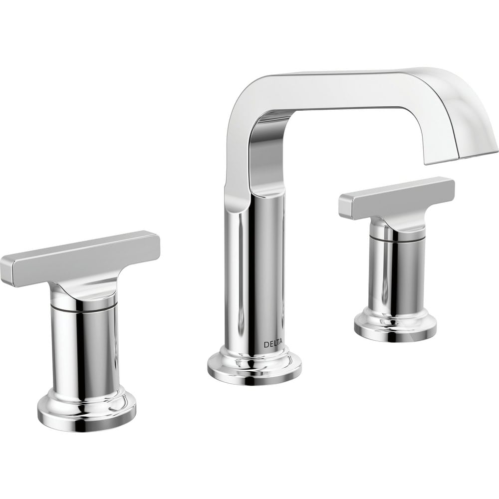 DELTA TETRA Two Handle Widespread Bathroom Faucet