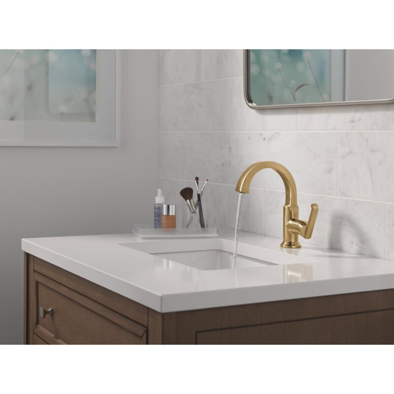 DELTA TETRA Single Handle Bathroom Faucet