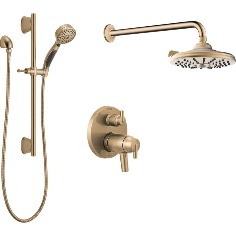DELTA Round Thermostatic Shower Kit
