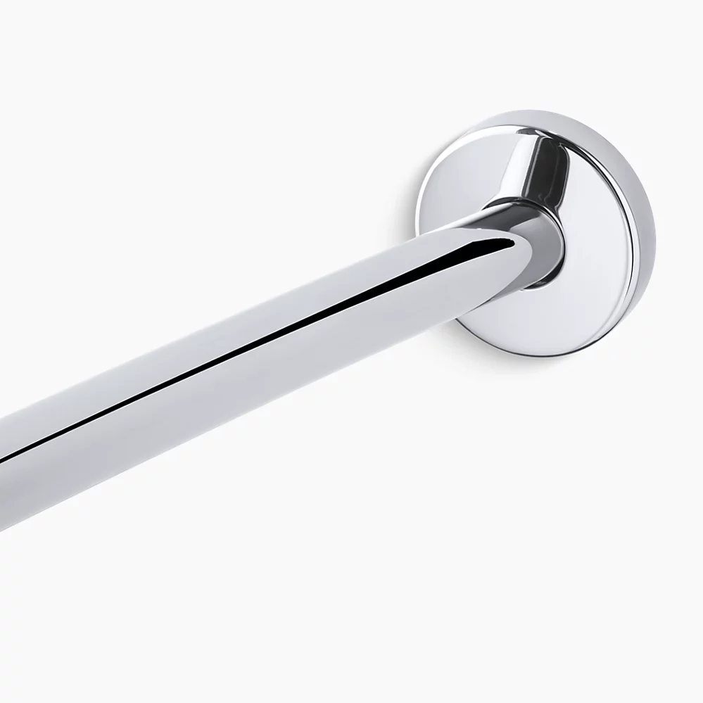 KOHLER Expanse® Contemporary design curved shower rod