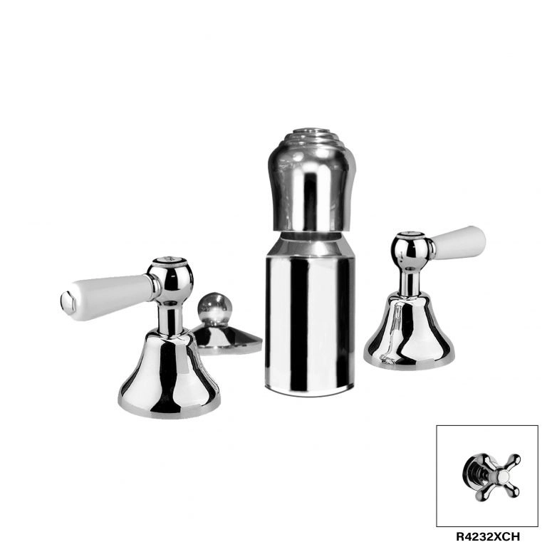 AQUA DESIGN Colonial R4232L 4 Hole Bidet Faucet