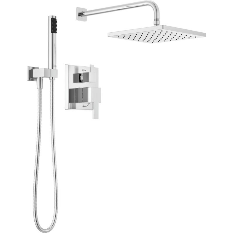 DELTA MODERN Monitor 14 Series Shower with Raincan, Hand Shower & Rough ...