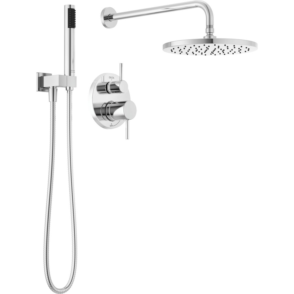 DELTA MODERN Monitor 14 Series Shower with Raincan, Hand Shower & Rough ...