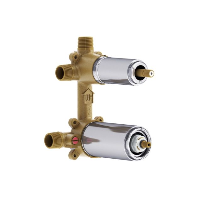 Kalia Canada 3-way AQUATONIK type T/P 1/2” valve with diverter