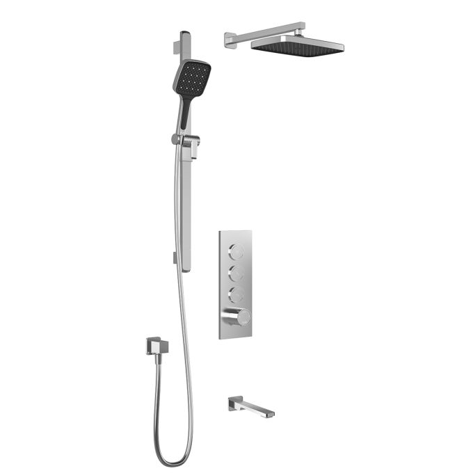 Kalia Canada Plus - Kareo TB3 Shower system with push-buttons (without ...