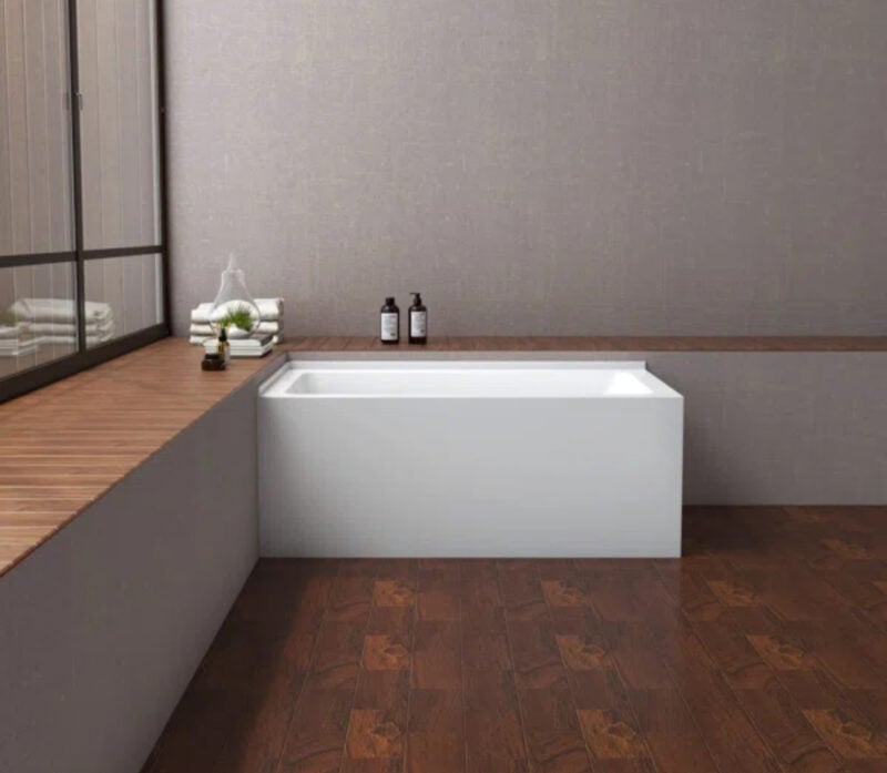 RUBY CANADA Corner 54" x 30" Acrylic Bathtub