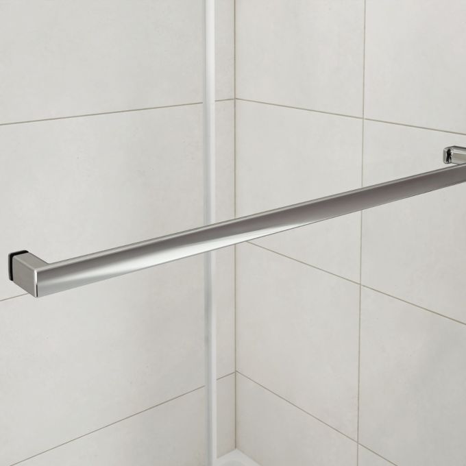 Kalia Canada BALANCIA 48” x 79” sliding shower door with 32” return panel