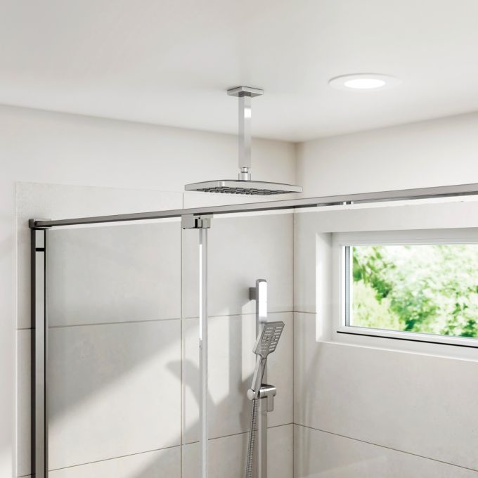 Kalia Canada Balancia 60” x 79” sliding shower door with 32” return panel