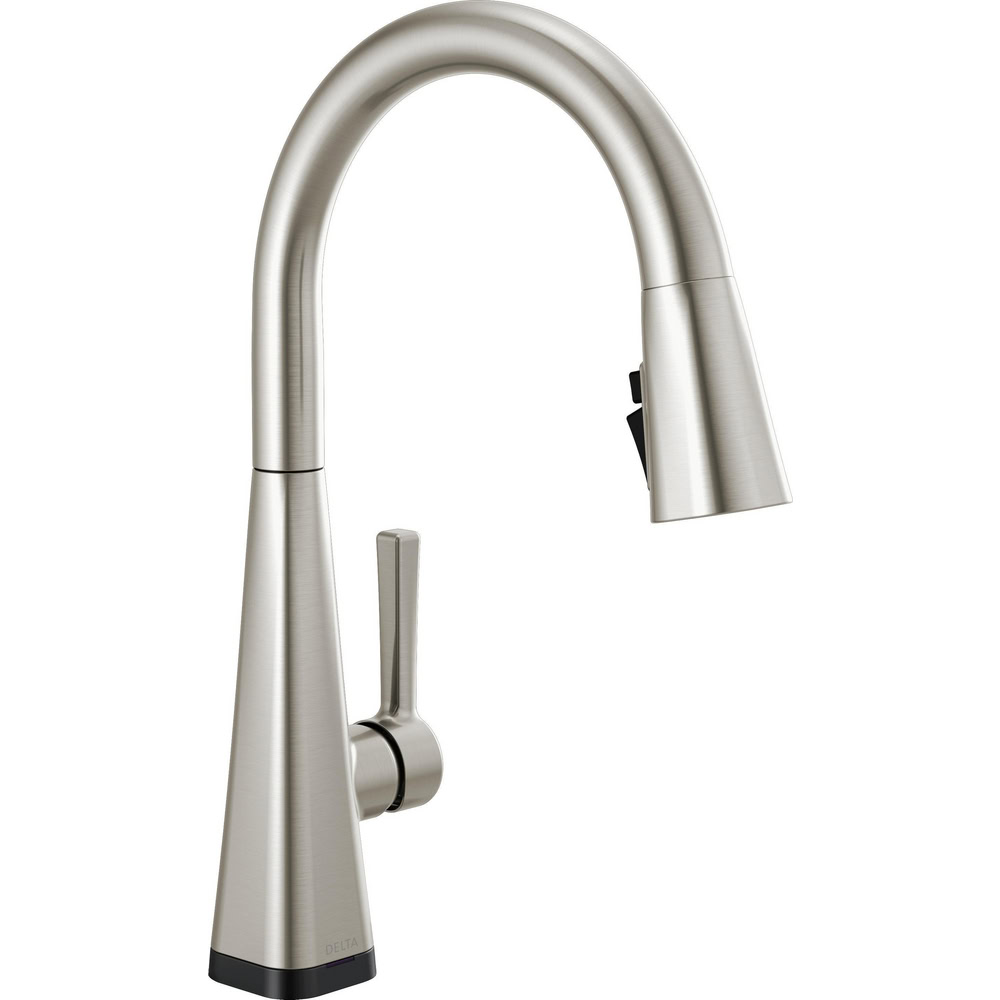 DELTA LENTA Single-Handle Pull-Down Kitchen Faucet with Touch2O Technology