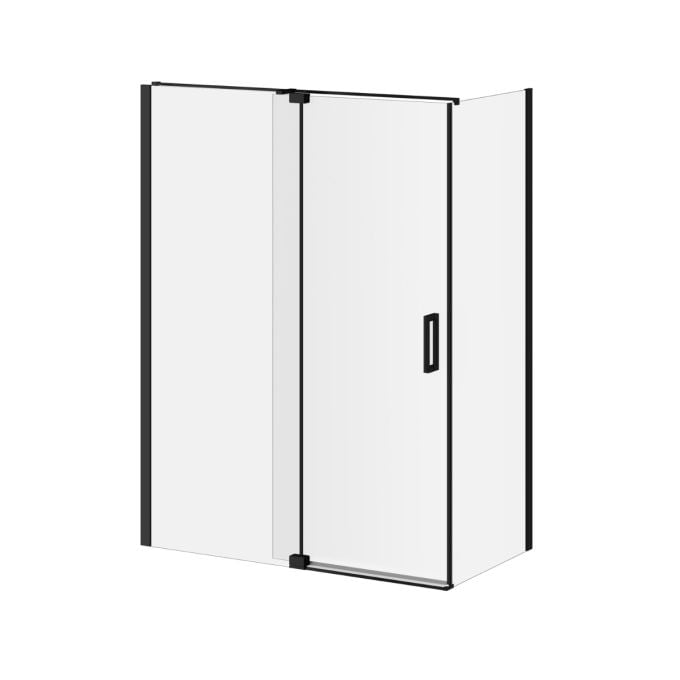 Kalia Canada DISTINK 48” x 77” pivot shower door with 36” return panel