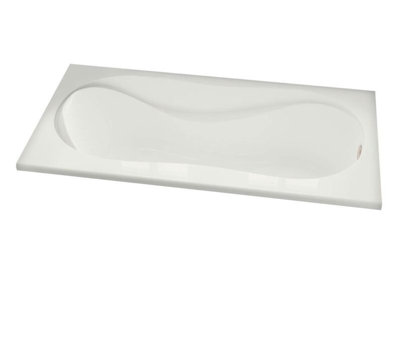 MAAX Cocoon 60”x 32” Acrylic Drop-in / Alcove End Drain Bathtub in White