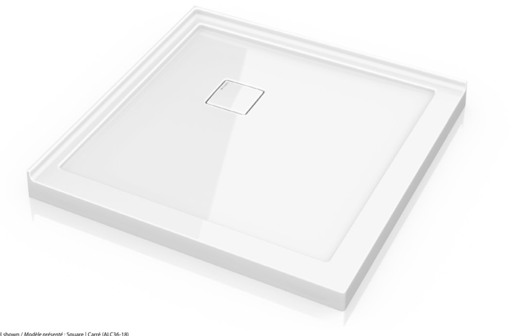 FLEURCO CANADA ALC SQUARE 32”x 32” CORNER BASE LOW PROFILE WITH ...