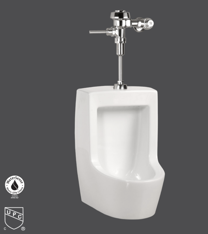 CONTRAC CORNELL 1.9LPF / 0.5GPF, TOP INLET ADA COMPLIANT WALL MOUNTED ...