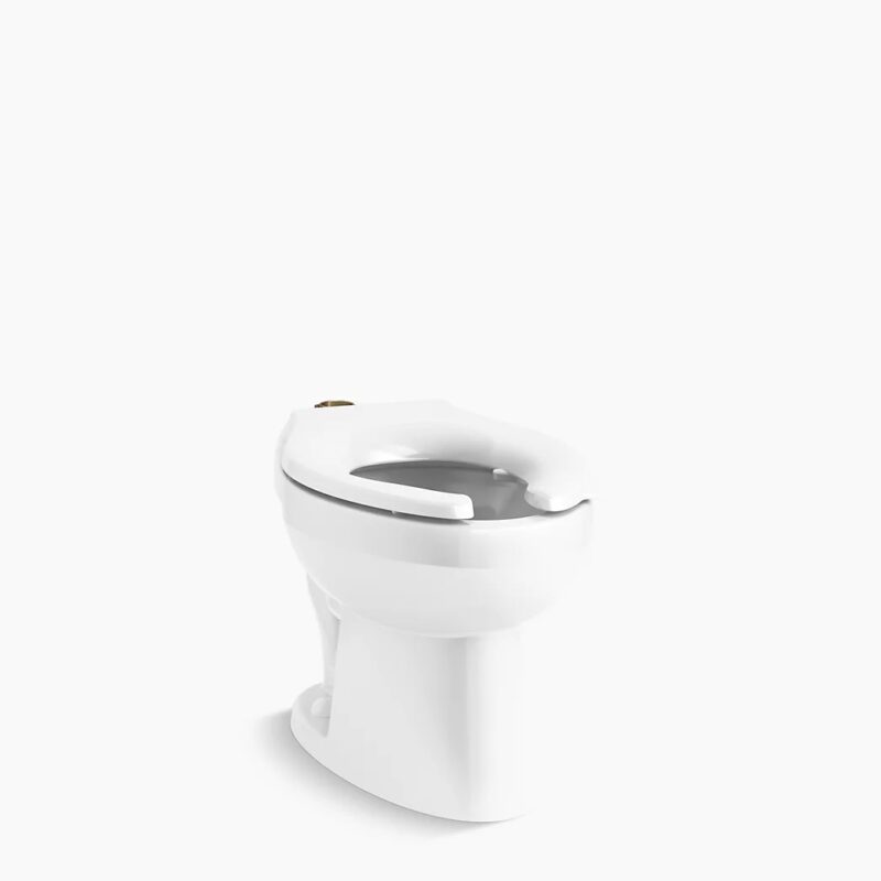 KOHLER Highcliff™ Ultra Floor-mount top spud flushometer bowl with ...