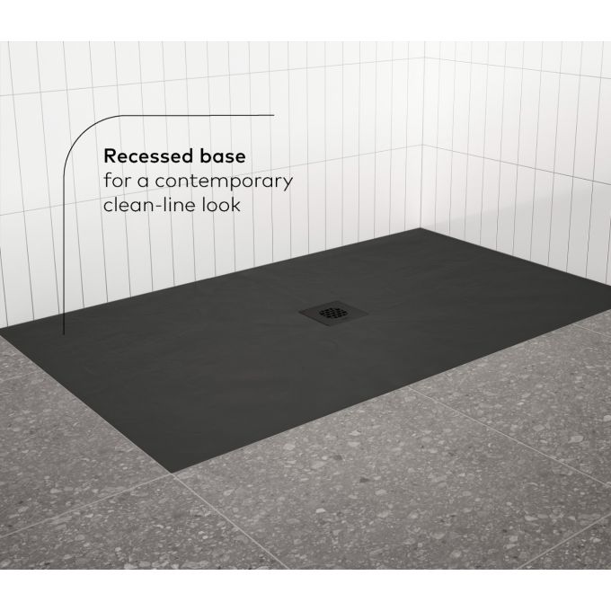 kalia Canada LAUZA Castylat™ shower base 60 ” x 32” - Textured Black