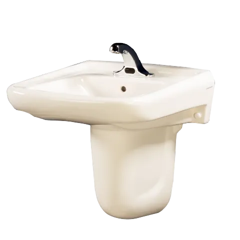 CONTRAC CLAYTON 20" x 22" WALL MOUNT SINK WITH SHROUD