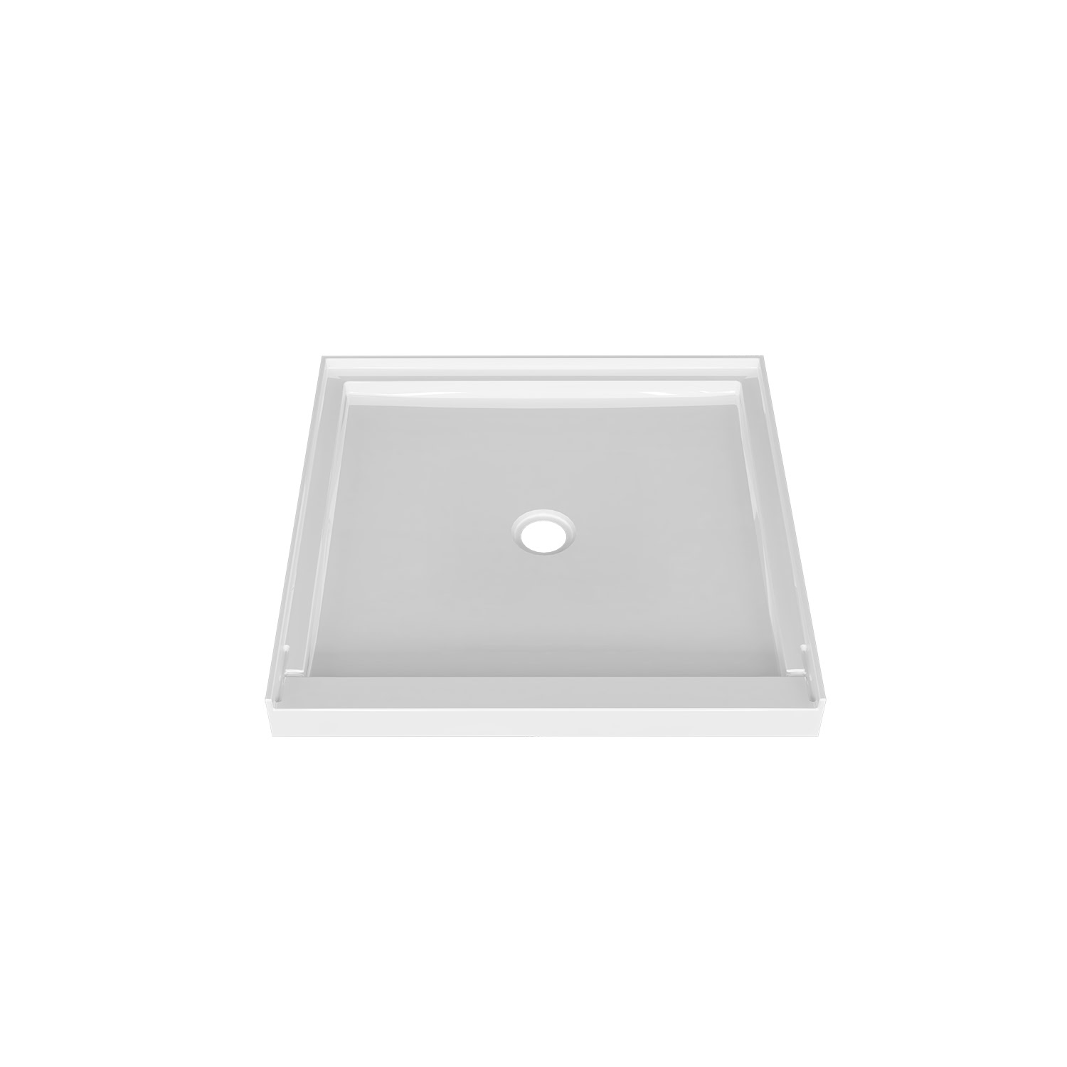 Zitta Without drain cover Acrylic Shower base 36 x 36, in alcove, in ...