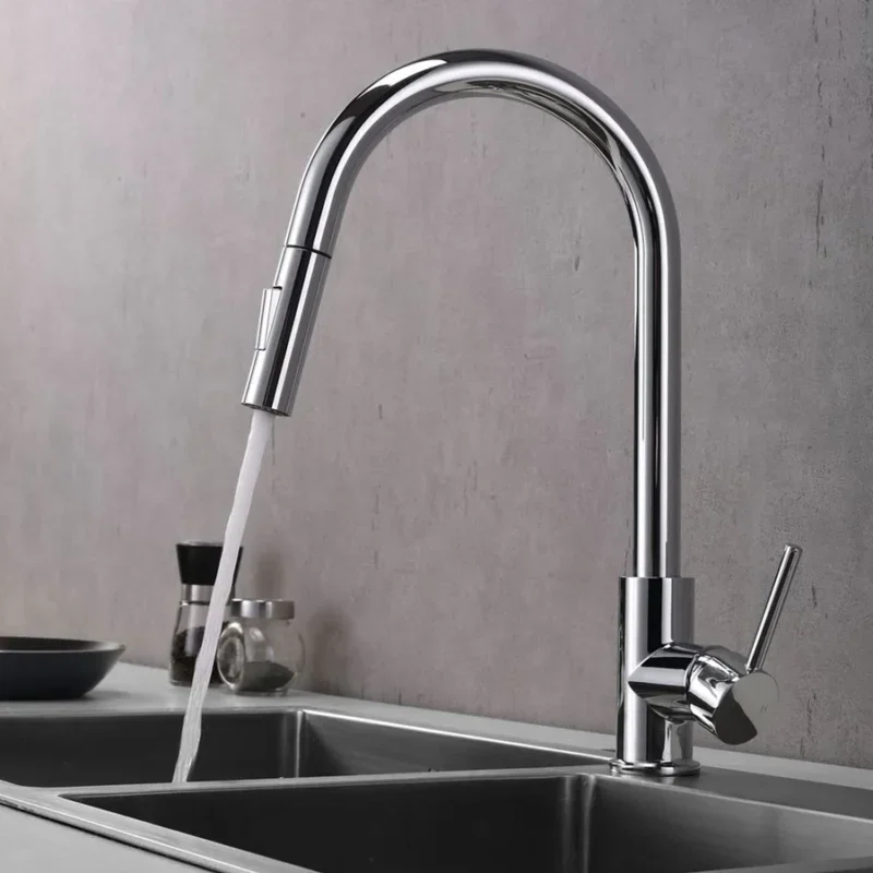 Agua Canada MONROE Pull Out Kitchen Faucet & Dual Spray
