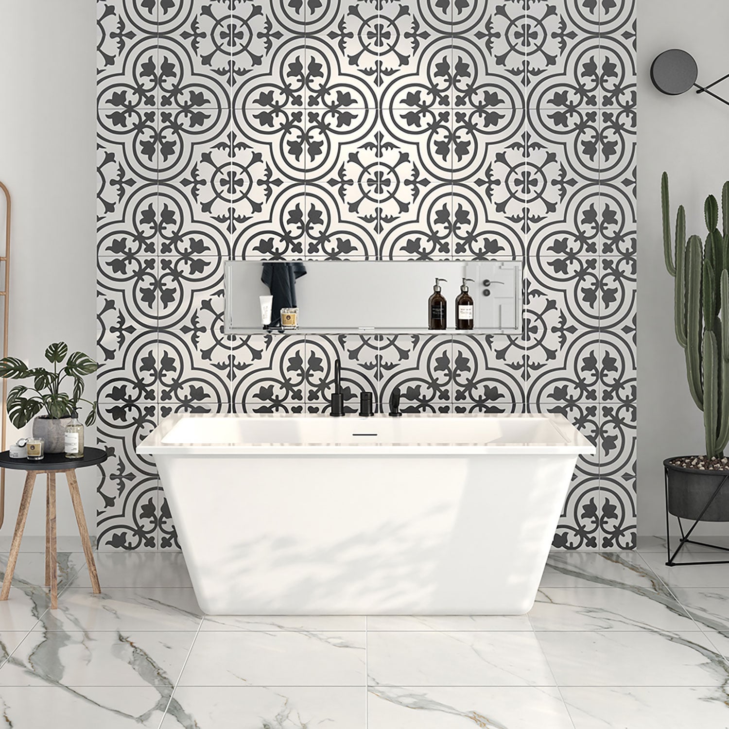 Zitta Simplo, 60", Freestanding bathtub