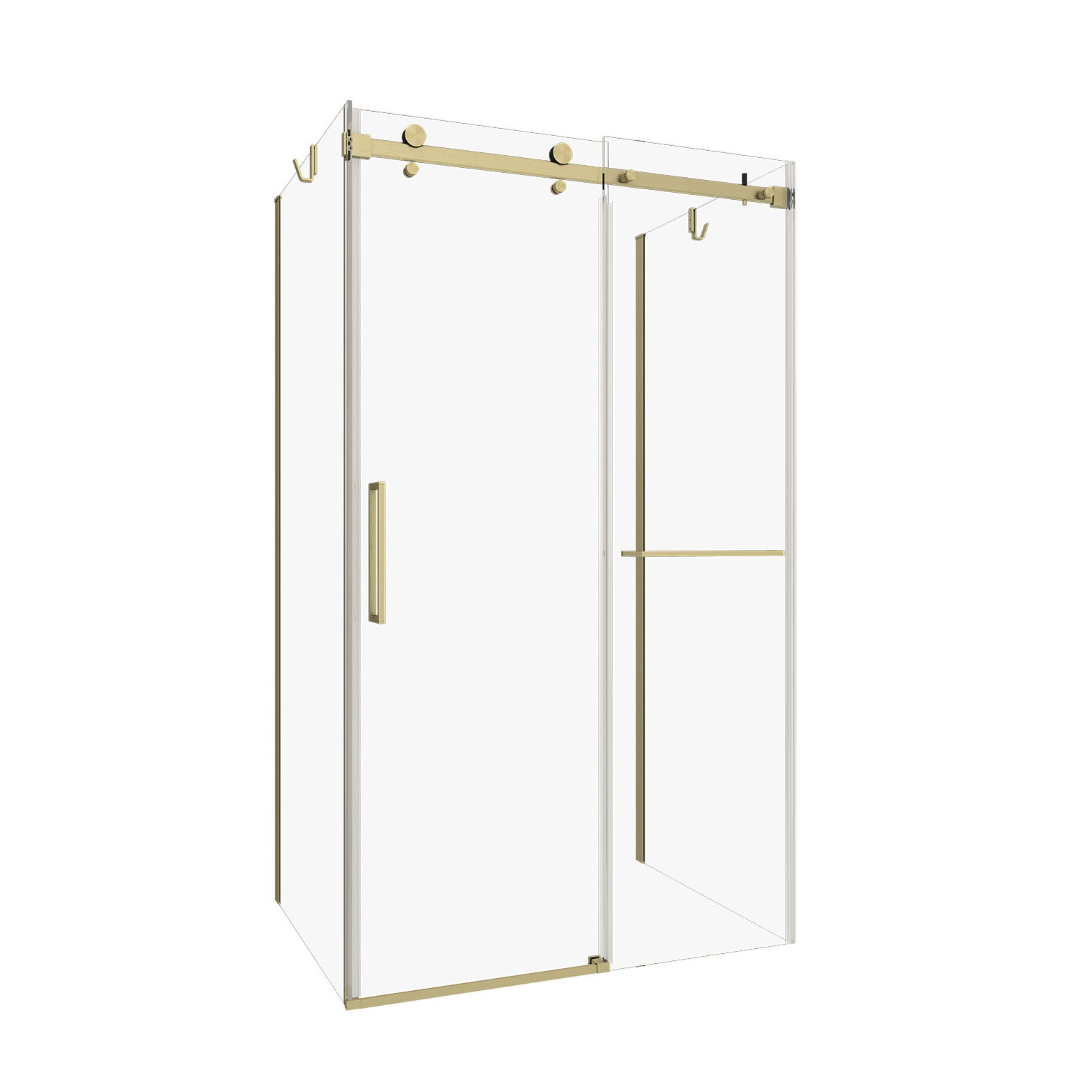 Zitta Sliding Bellini 2.0 Shower door 72" x 32", on wall