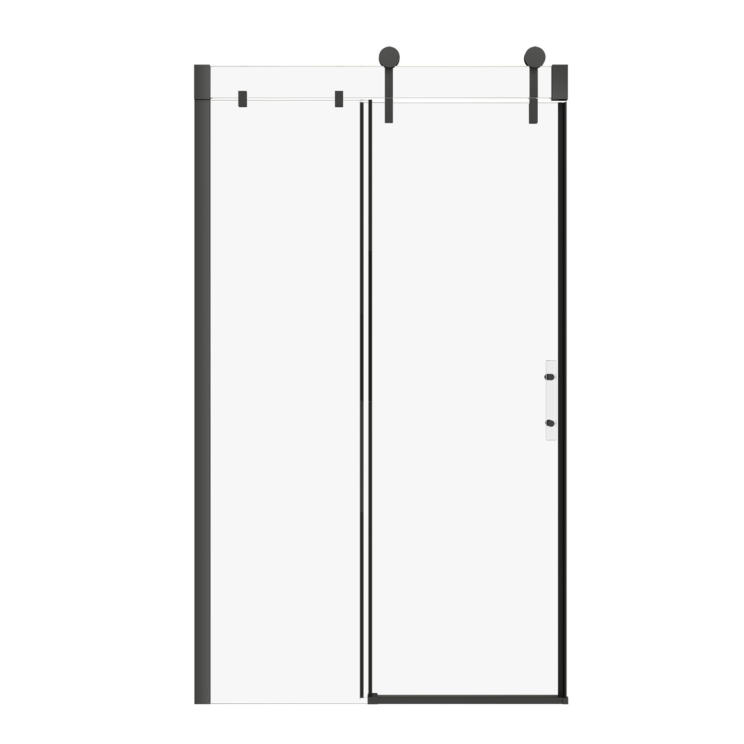 Zitta Sliding Infinite Shower door 48", in alcove