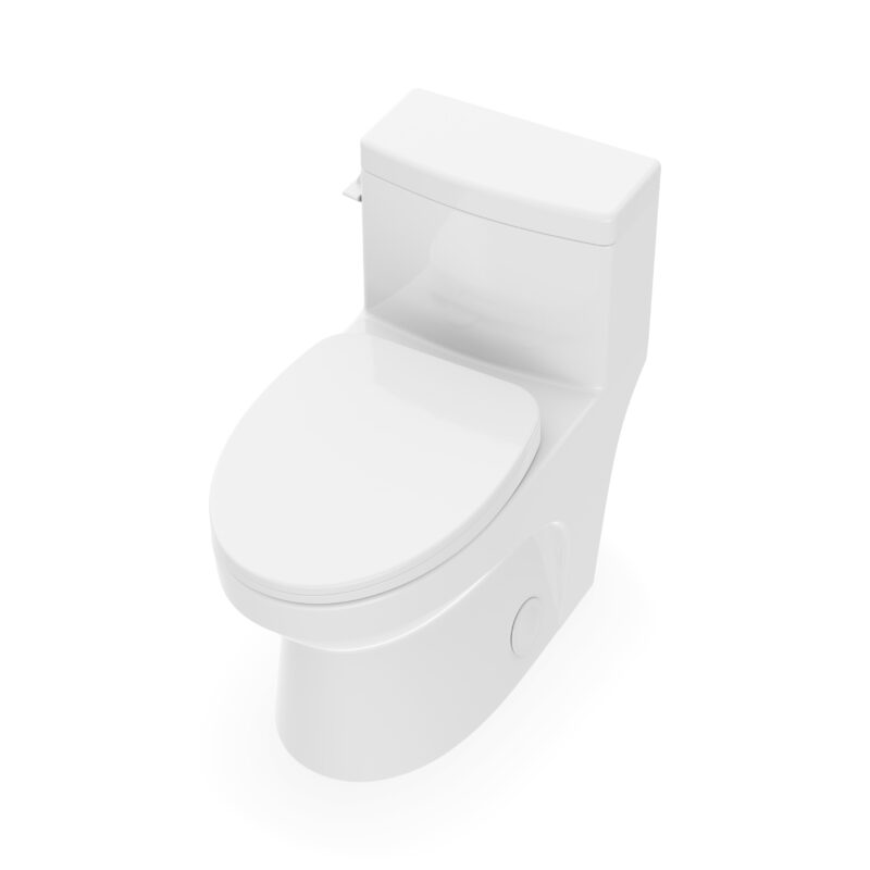 Neptune Canada Adams ADA 4.8L Side Flush One-Piece Toilet in White