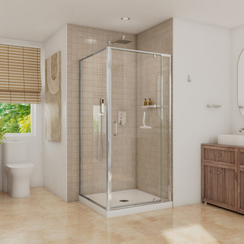 Neptune Canada Belaya 36"-60" x 36" x 72" 6mm Pivot Shower Door for ...