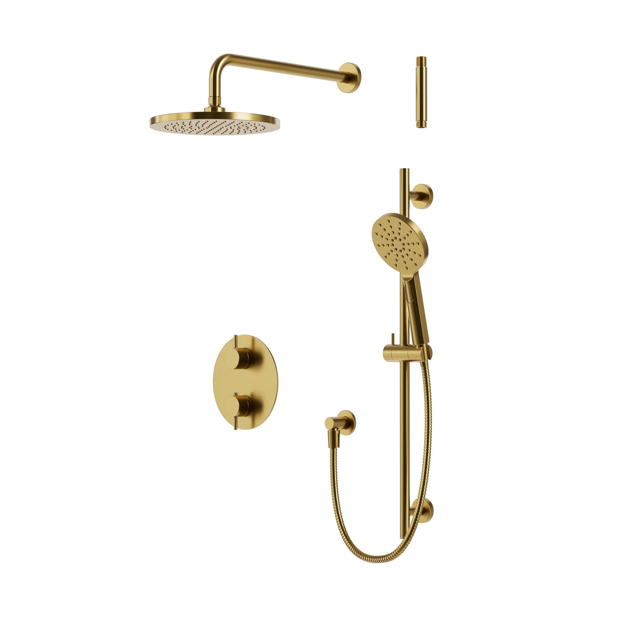 Aquabrass Xpress Umix Thermostatic Shower Trim Kit 2-way Shared
